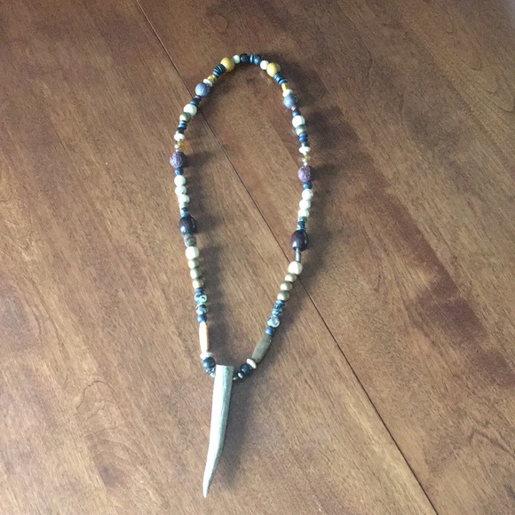 Buck & Bead | Jewelry | Deer Antler Necklace Twine Twig Style | Poshmark